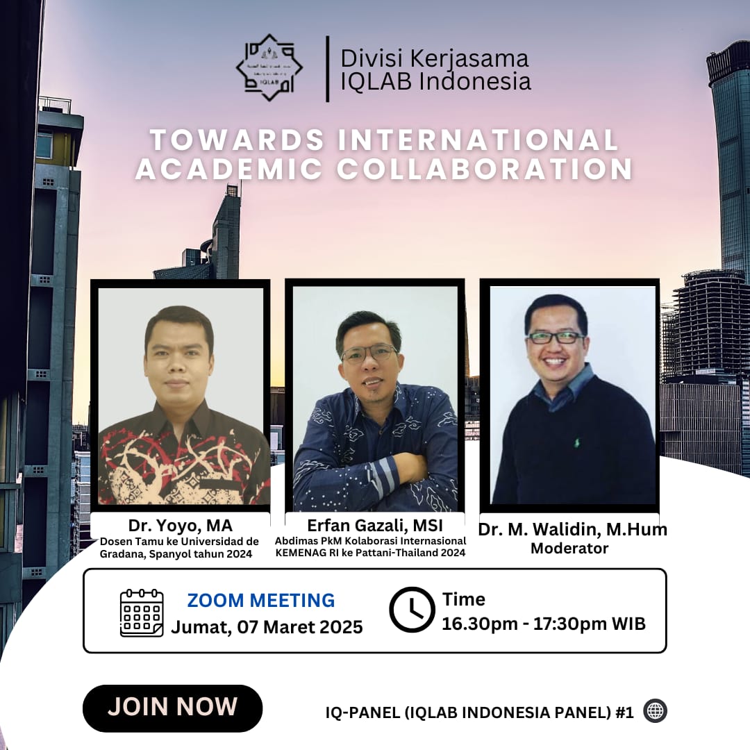 IQ Panel Daring Sesi 1 Usung Tema ‘Kolaborasi akademik Internasional ...